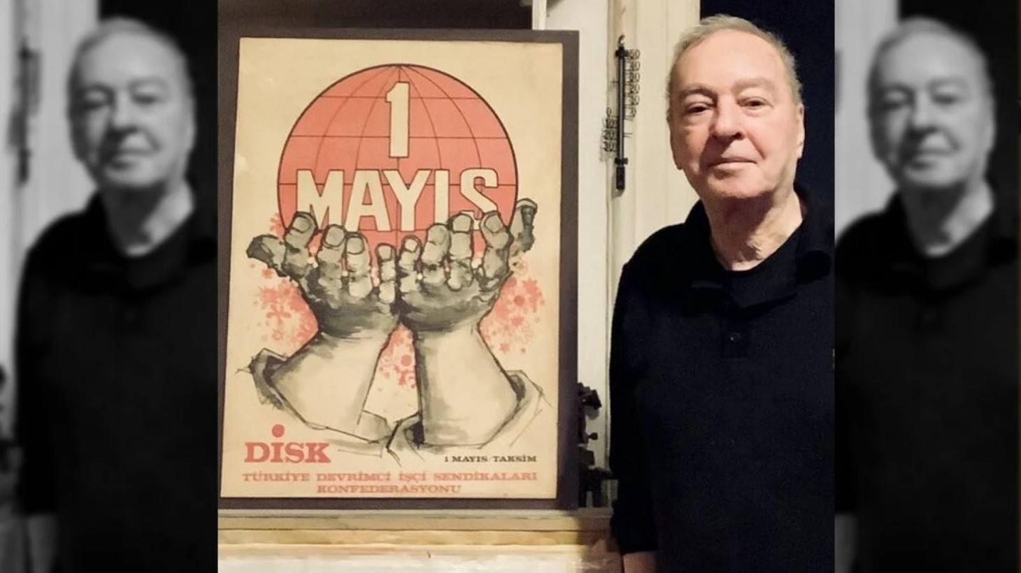 1 Mayıs kutlamalarının simge afişini tasarlayan Orhan Taylan'ın ...