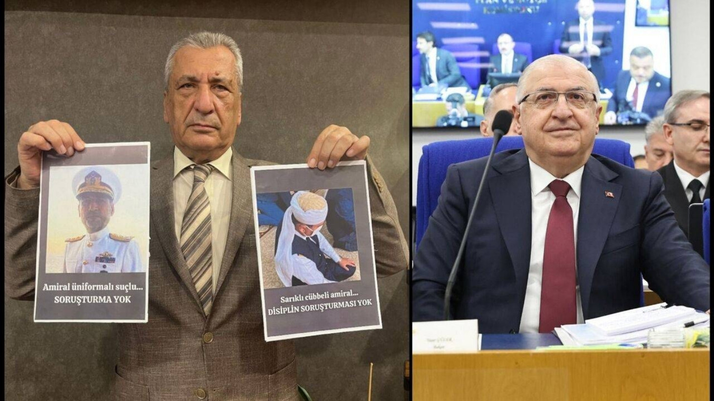 Bakan Güler, CHP'li Öztürkmen'in sarıklı amiral sorusuna cevap vermedi ...